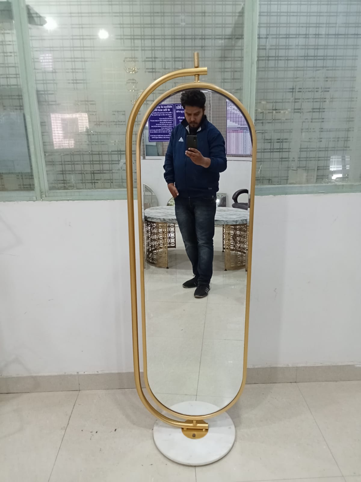 Designer Rotating 5ft Full length Standing Mirror|Floor Mirrors by Sam ...